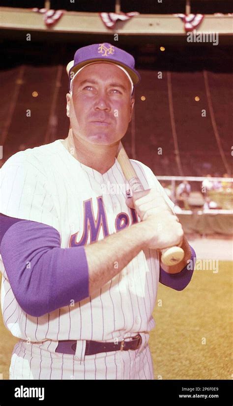 New York Mets Outfielder Duke Snider Poses For A Portrait Vintage