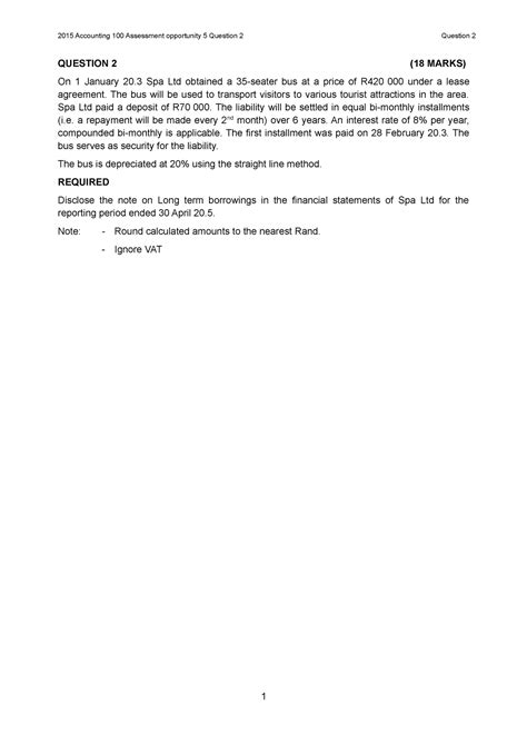 Chapter QB Q Solution Accounting Assessment Opportunity Question Question