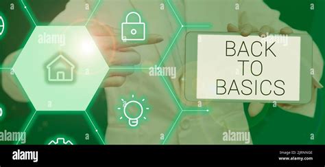 Sign Displaying Back To Basics Word For Return Simple Things