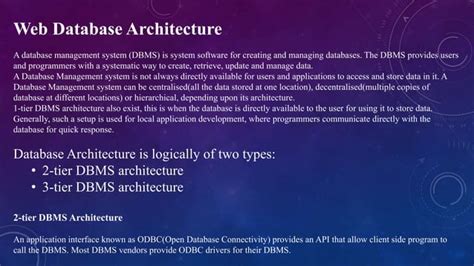 Relational Database Concept And Technology Ppt