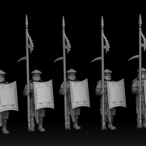 3d Printable Pikeman Of Eastern Kingdom By Dandelion In Middle Earth
