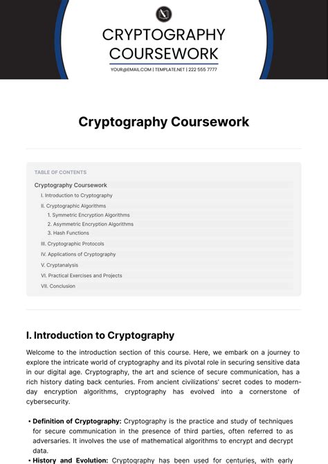 Free Course Templates To Edit Online