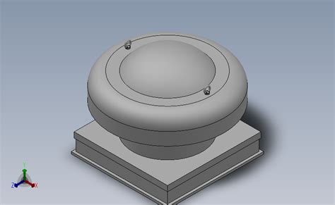 DWT Ⅰ型No3 11 2 轴流式屋顶排风机 DWT I型No10 SOLIDWORKS 2018 模型图纸下载 懒石网