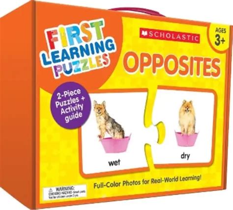 Scholastic First Learning Puzzles Opposites Board Game Eur 2201
