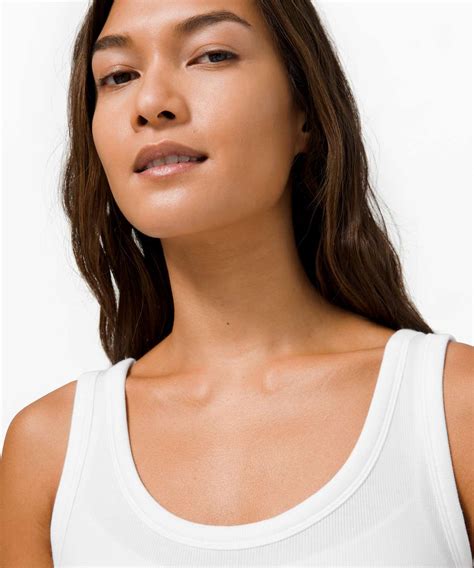Lululemon Hold Tight Scoop Neck Tank Top White First Release Lulu