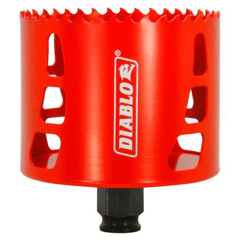Diablo 3 14 In Bi Metal Hole Saw With 2 38 In Cutting Depth Dhs3250