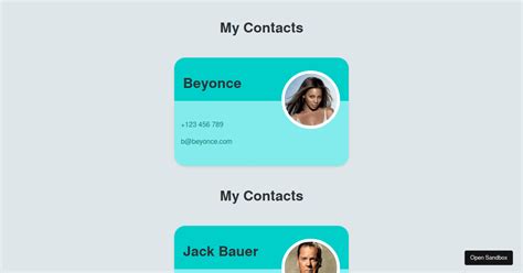 React Props Practice Forked Codesandbox