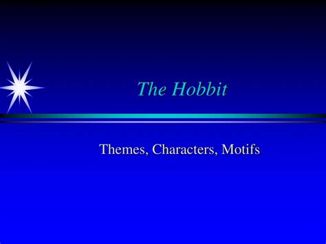 Ppt The Hobbit Powerpoint Presentation Free Download Id 9196366