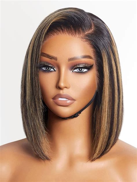 Luvme Hair Ombre Blonde Highlight Silky Straight Glueless