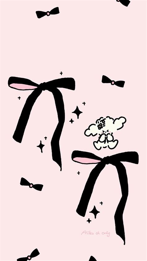 Lock Screen Bow Wallpaper Kawaii Wallpaper Cute Wallpapers