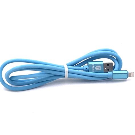 Cabo de Dados Usb Lightning Fancy CA i para IPhone IPad IPod Azul CB Acessórios