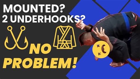 Double Underhook Mount Escape Youtube