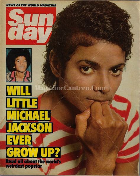 Sun Day Magazine Michael Jackson Magazine Canteen