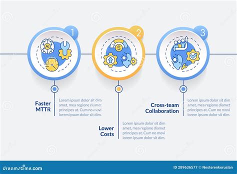 Colorful Ai Ops Layout With Line Icons Stock Illustration