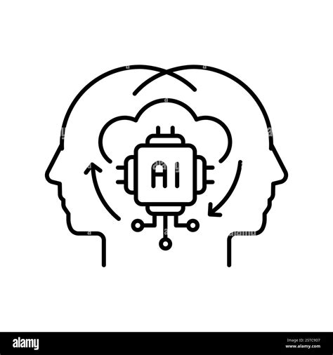 Digital Twins Line Icon Vector Isolated Element Editable Stroke Stock Vector Image And Art Alamy
