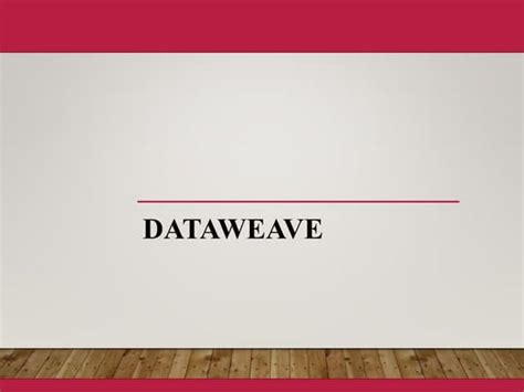 Mule Properties Ppt