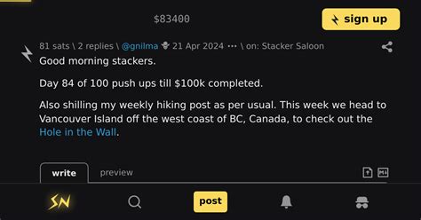 Reply On Stacker Saloon Stacker News