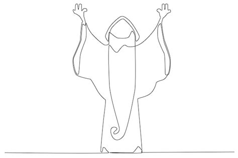 Premium Vector An Old Wizard With A Long Beard Spelling His Magic One