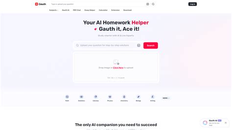 Gauth Best AI Homework Helper For All School Subjects Tap Ai