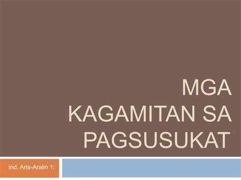 Epp 4mga Kagamitan Sa Pagsusukat Pptx