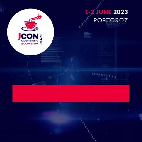 Makeit On Linkedin Jcon Openblend Slovenia 2023 Registrations Are Open