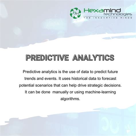 Hexamind Technologies On Linkedin Predictiveanalytics Ai Analytics Datascience Dataanalytics