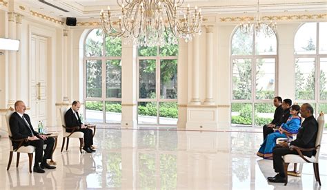 President Ilham Aliyev Accepted Credentials Of Incoming Ambassador Of