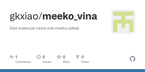 GitHub Gkxiao Meeko Vina Add Molecule Name Into Meeko Pdbqt