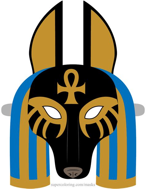 Anubis Mask Template Download Printable Pdf Templateroller