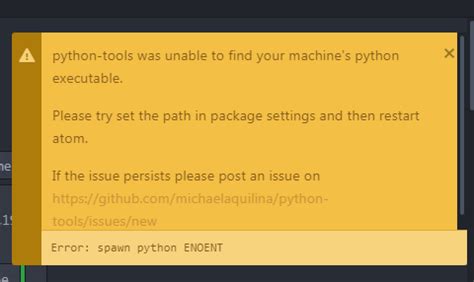 Can Not Install Python Tools Issue Michaelaquilina Python Tools Github