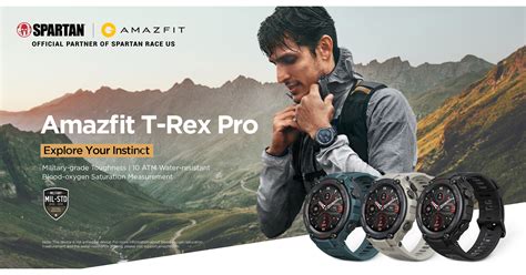 Amazfit T-Rex Pro: A Tough Military-grade Smartwatch with Endurance to ...