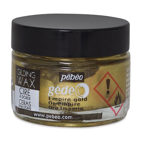 Pebeo Gedeo Gilding Wax Empire Gold 30 Ml Blick Art Materials