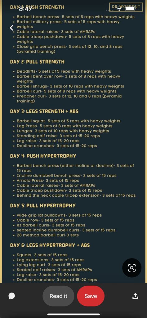 Pin By Holly Morris Stapleton On Split Workout Routine Workout Gym Routine Gym Workout