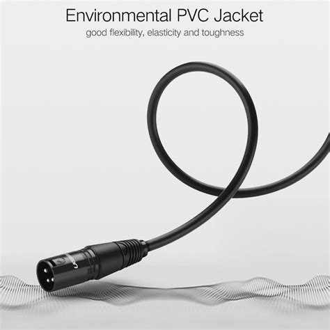 UGREEN Kabel XLR Karaoke Microphone 3 Meter AV130 ArenaStreaming
