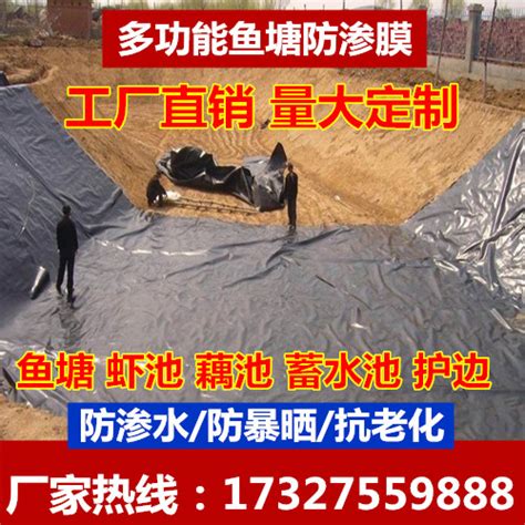 黑色塑料薄膜养殖膜鱼塘专用膜鱼池防水膜藕池防渗膜土工膜虎窝淘