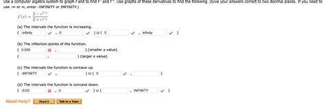 solved use a computer algebra system to graph fand to find