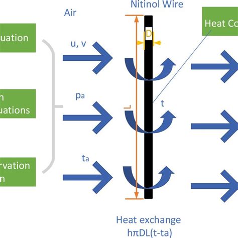 Sketch Map Of The Coupled Flow And Convective Heat Transfer Model Download Scientific Diagram
