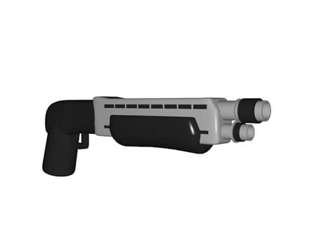 Escopeta SPAS 12 Modelo 3D 39 Fbx Obj Ma Free3D