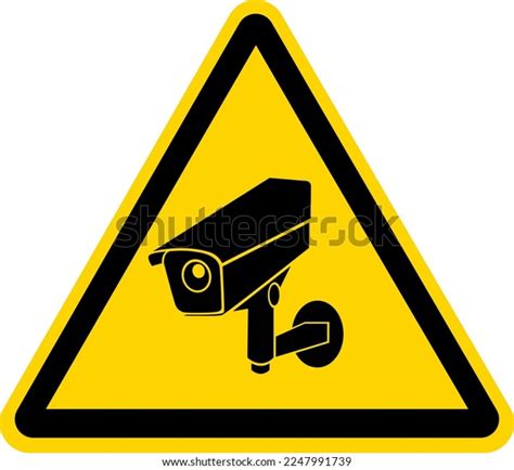 Notice 24 Hour Surveillance Sign Security Stock Vector Royalty Free 2247991739 Shutterstock