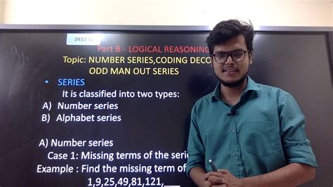 series coding decoding odd man out logical reasoning ca foundation rgt classes youtube