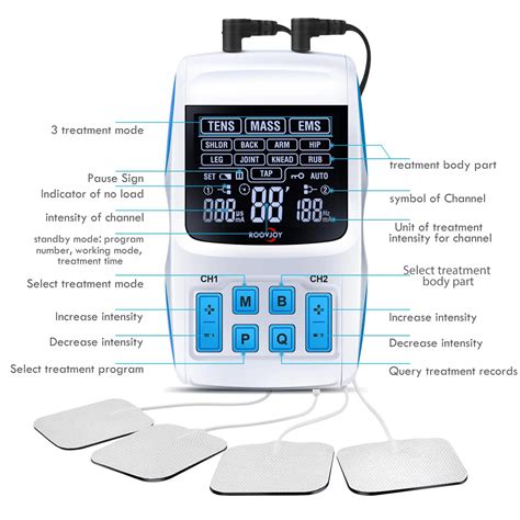 Tens Acupuncture Digital Therapy Machine Massager Electronic Pulse