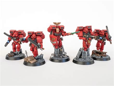 Warhammer 40K Kill Team Blood Angels Assault Squad Well Etsy