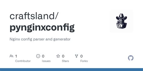 Github Craftslandpynginxconfig Nginx Config Parser And Generator
