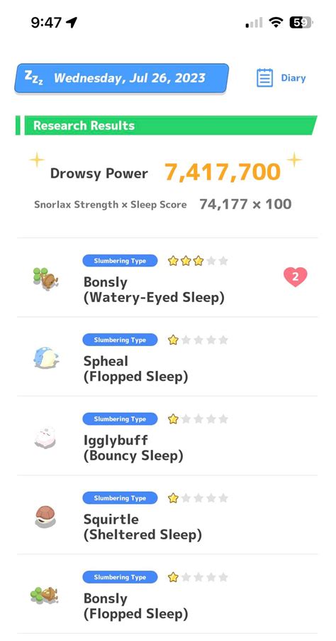 Drowsy Power To Attract 7 Pokémon R Pokemonsleep