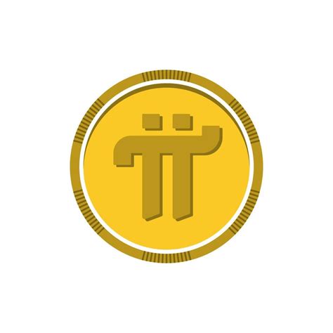 Pi Icon Pi Coin Pi Network Logo Pi Vector Illustration