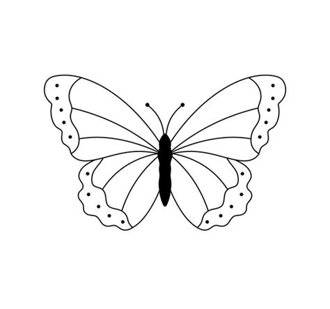 Dibujo De Mariposa Facil