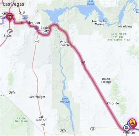 Travel From Kingman Arizona To Las Vegas Nevada Sinclair Trails