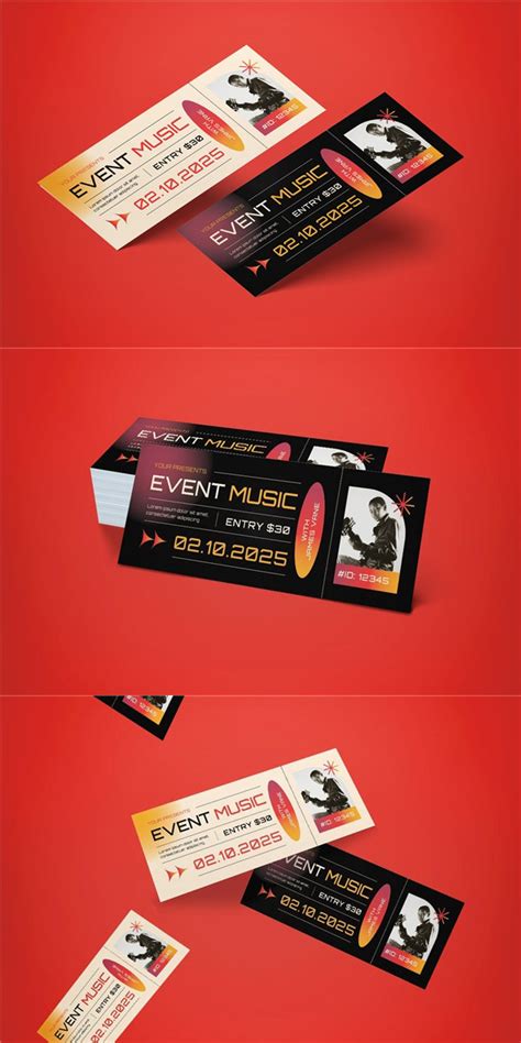 音乐会门票模板素材cnn