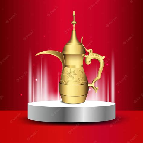Premium Vector Ramadan Kareem Background Lamps And Podium Vextors