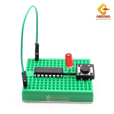 Breadboard บอร์ดทดลอง โฟโต้บอร์ด Protoboard Arduino 170 จุด Holes สีเขียว ขาย Arduino อุปกรณ์